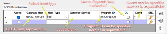 Using sapnwrfc.ini with ERP-Scale V4.0.2 | Pocket Programs